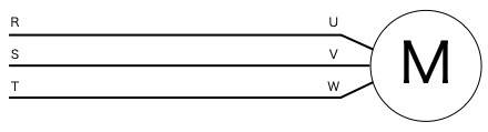 三相交流回路の「RST」と「UVW」の違いについて