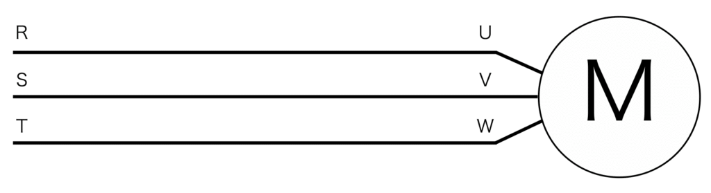 三相交流回路の「RST」と「UVW」の違いについて